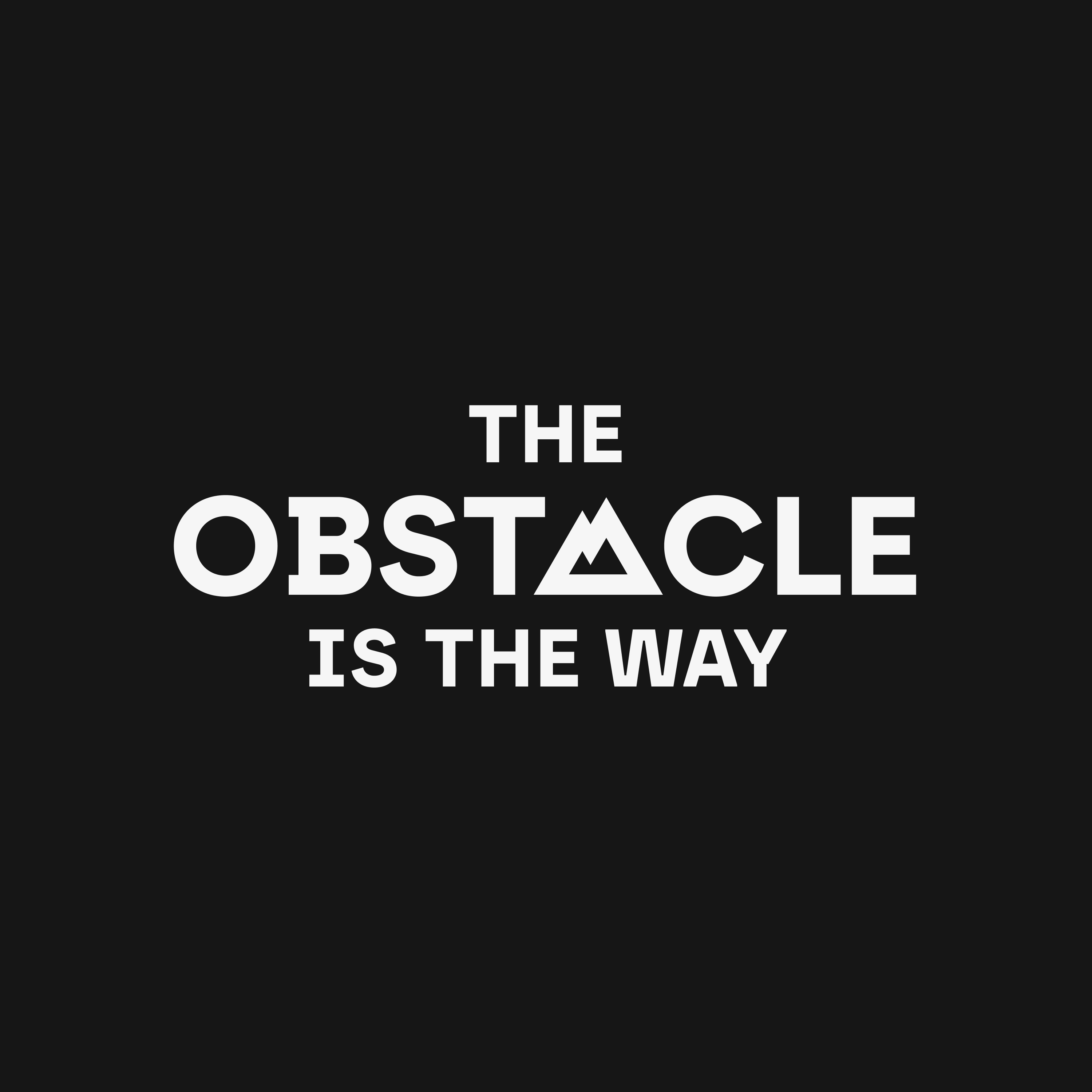The obstacle is the way – Wisdomattic